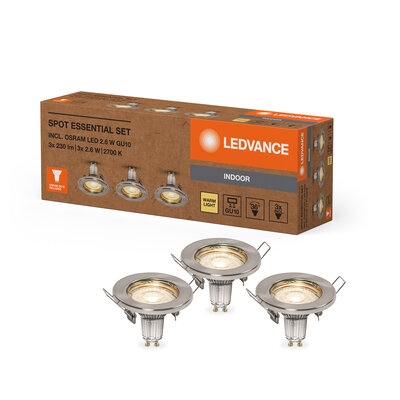 LED SPOT SET RECESS ESSENTIAL GU10