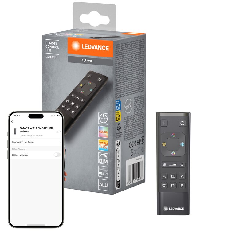 SMART+ WIFI REMOTE CONTROL USB-C